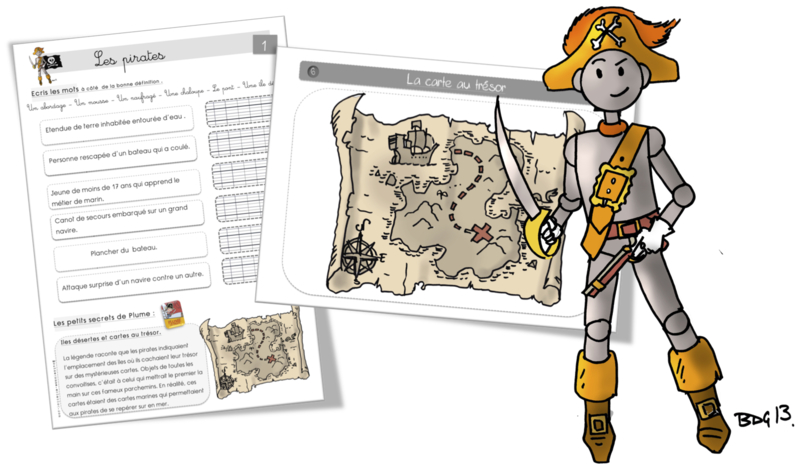 Vocabulaire : les pirates | Bout de Gomme